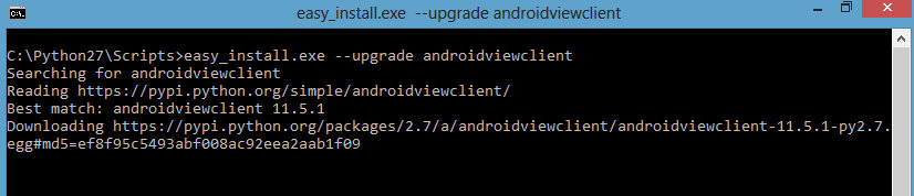 How to Install, Setup and Use AndroidViewClient on Windows – Darpan Dodiya